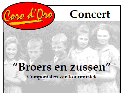 Concert "Broers en zussen" - Gouda Bruist